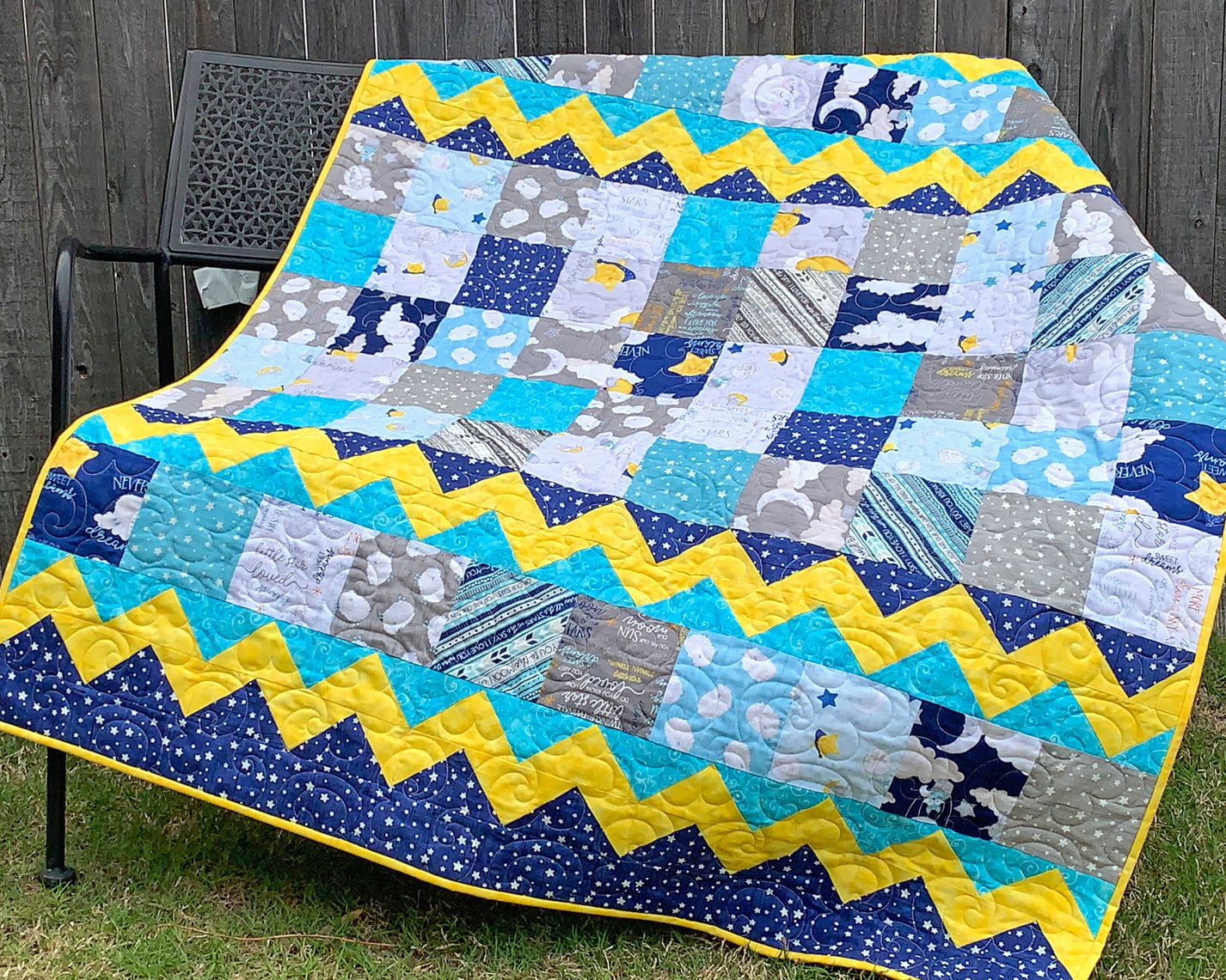 Baby Blocks Quilt Pattern in Two Size Options - Digital Version ...