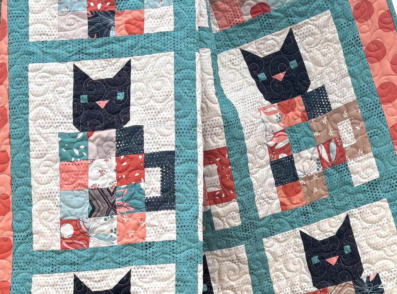 Coffee Cats Quilt Pattern - Printed Version – Cuddle Cat Quiltworks