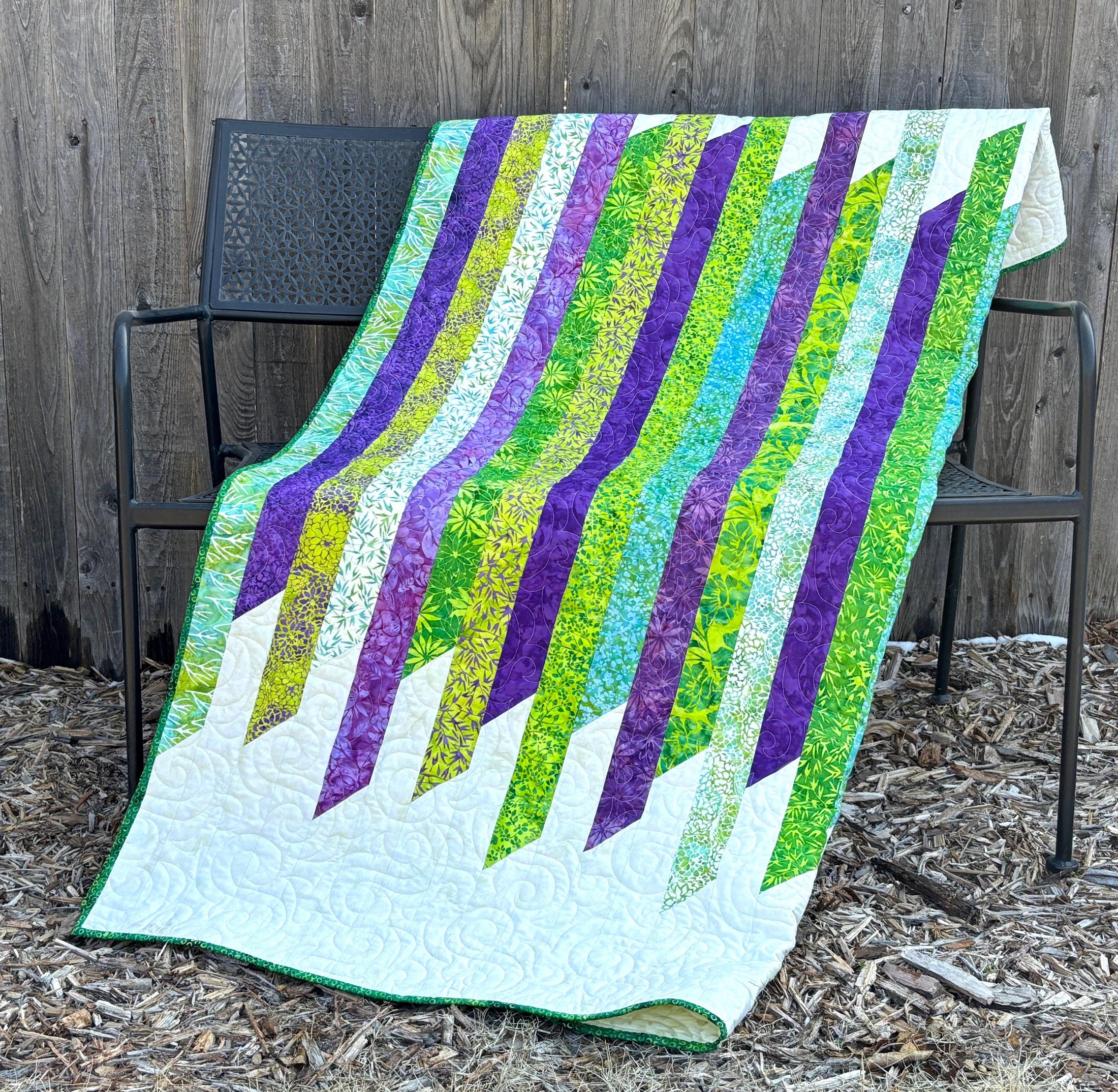 Ribbons Strip Quilt Pattern - Digital Version – Cuddle Cat Quiltworks