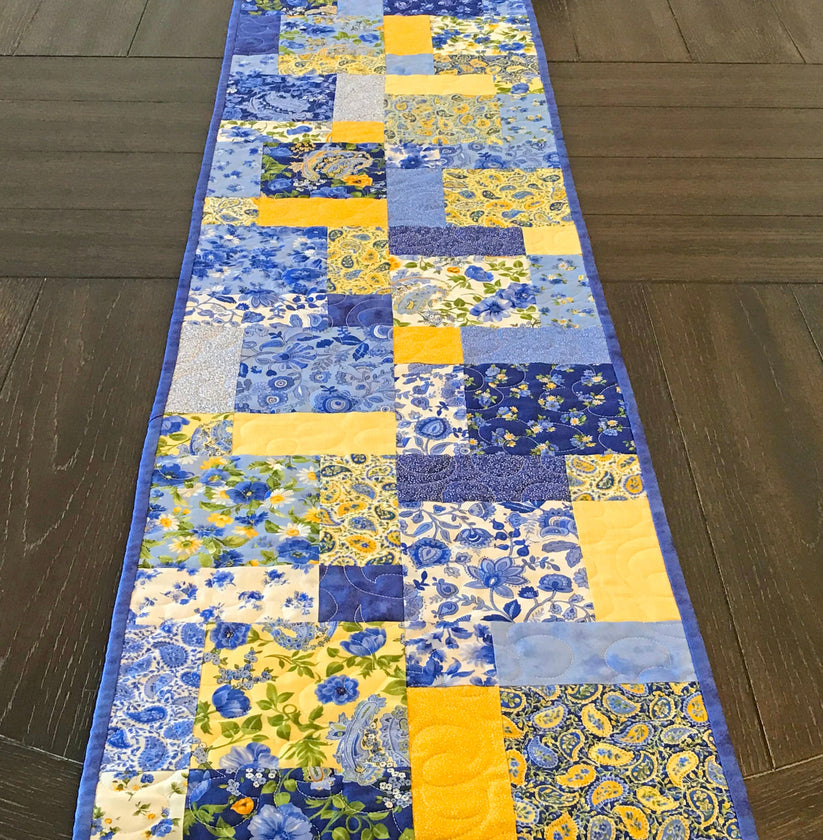 Charmingly Simple Table Runner and Topper Pattern for Charm Squares ...