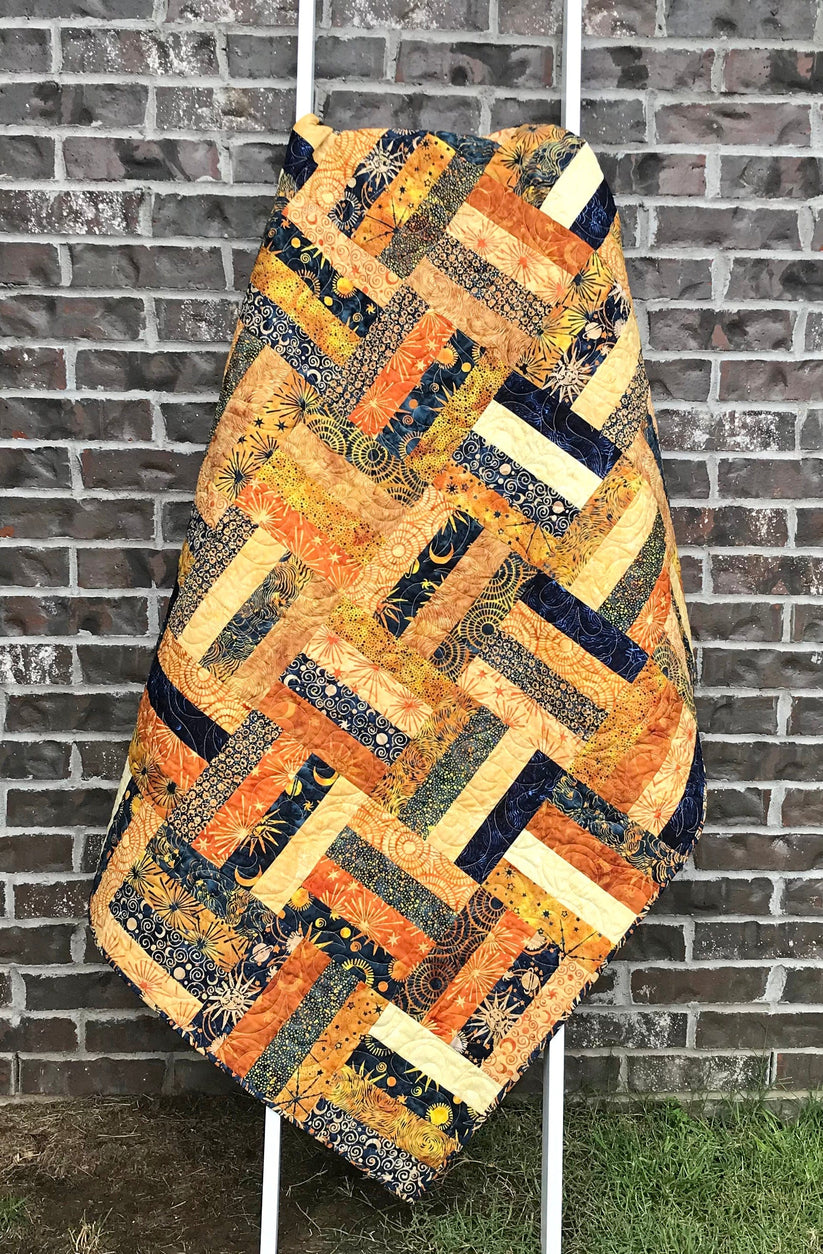 Basketweave Quilt Pattern for Jelly Rolls and Strip Packs | Cuddle Cat ...