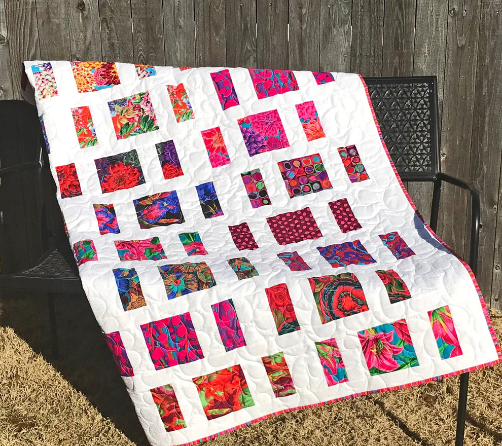 Cascading Charms Quilt Pattern - Printed Version – Cuddle Cat Quiltworks